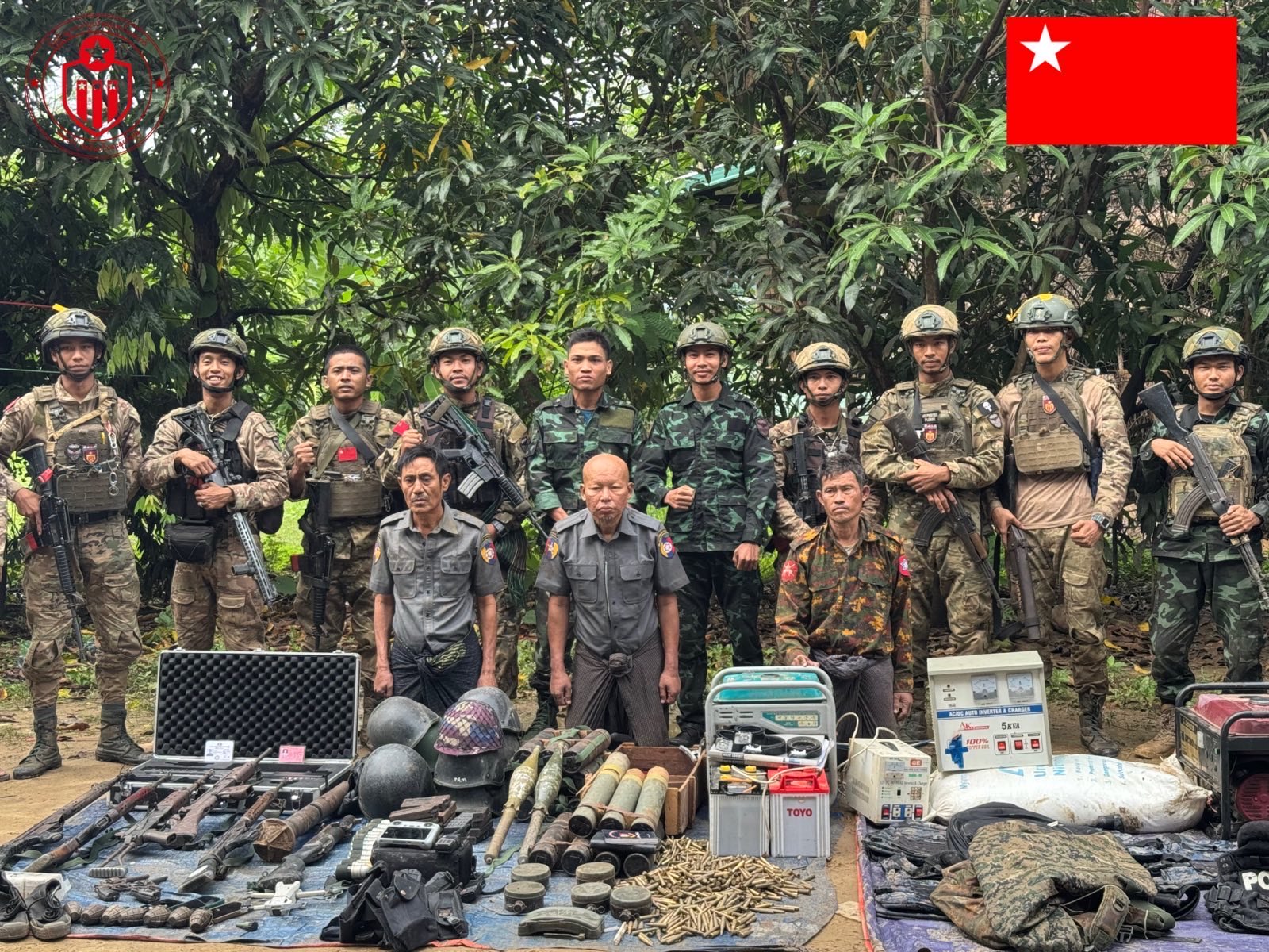 ရန်ကုန်-မန္တလေးလမ်းဟောင်းပေါ်မှ စစ်ကောင်စီစခန်း ၉ ခုကို PDF နဲ့ KNLA တပ ...